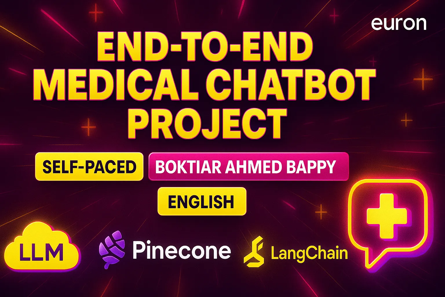 End to End Medical Chatbot Project with LLM, Pinecone, LangChain